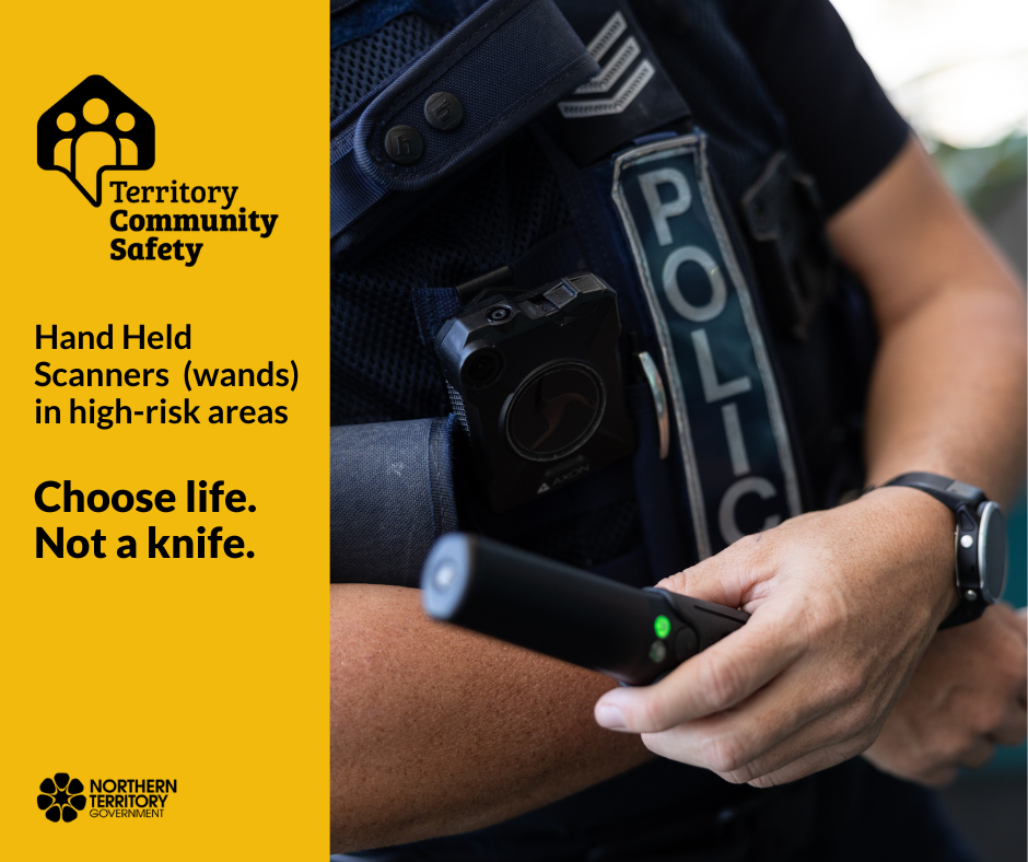 Handheld Wanding Scanners | NT Police, Fire & Emergency Services